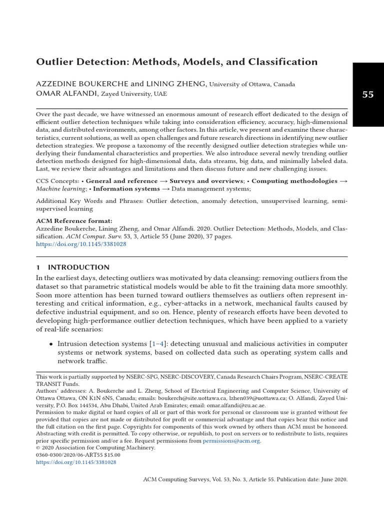 Outlier Detection Techniques Overview | PDF | Cluster Analysis | Outlier