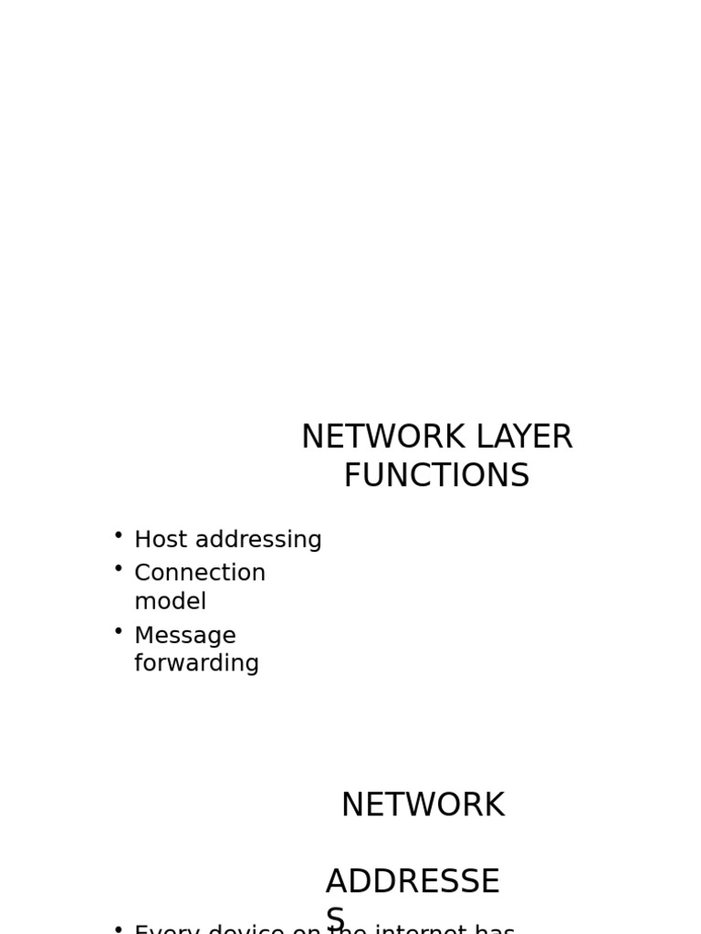Network Layer 2 | PDF