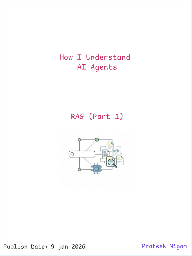 How I Understand AI Agents RAG Part 1 1767931609 | PDF | Data | Information Retrieval
