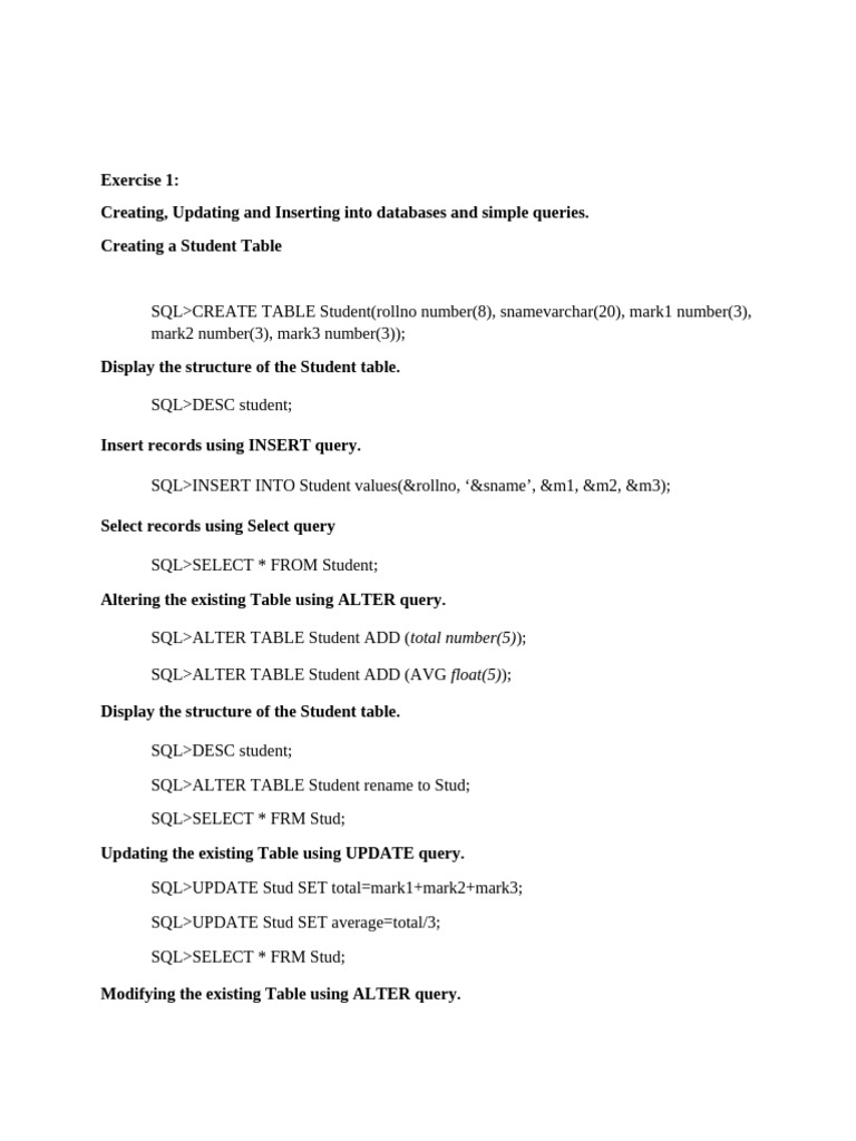 DBMS_LAB | PDF | Table (Database) | Information Retrieval