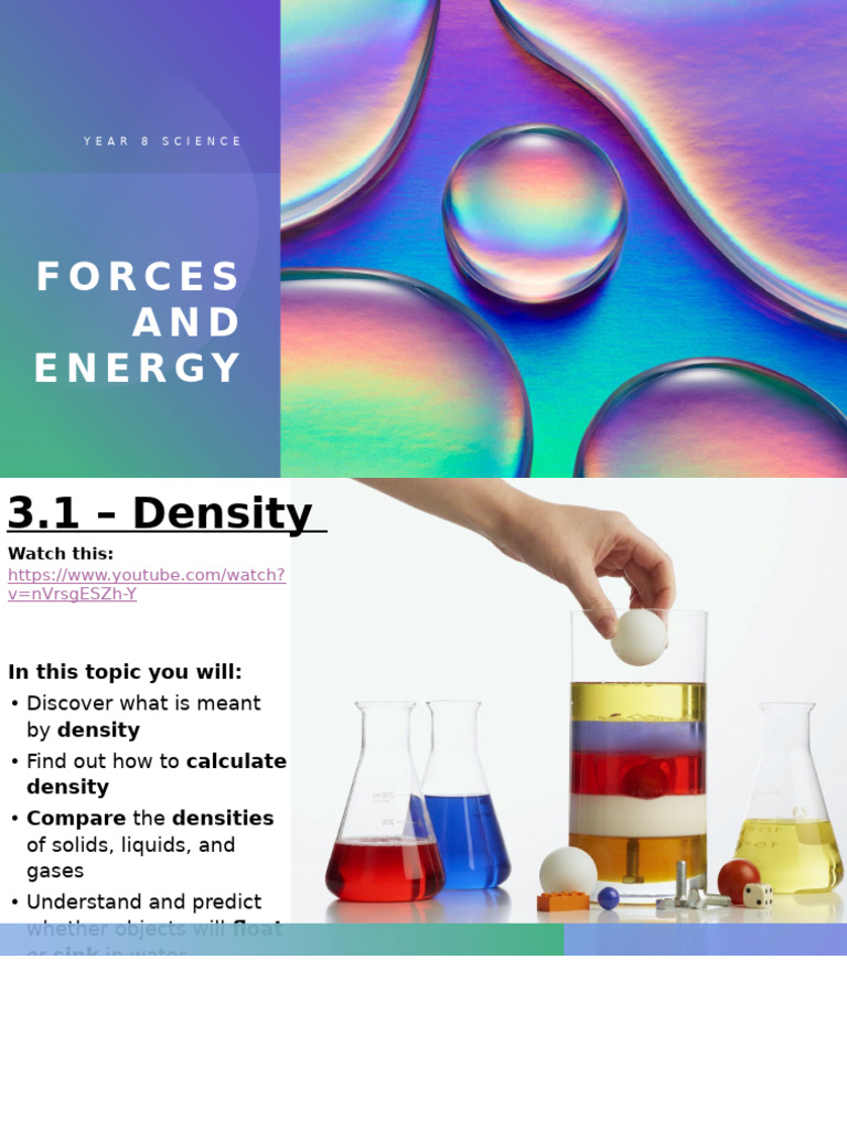 Understanding Density and Energy | PDF | Heat | Density