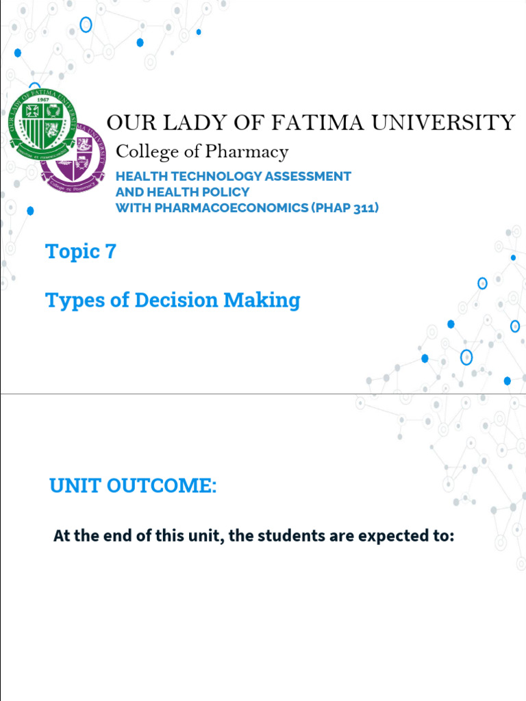 Topic 7-Types of Decision Making | PDF | Decision Making | Rationality