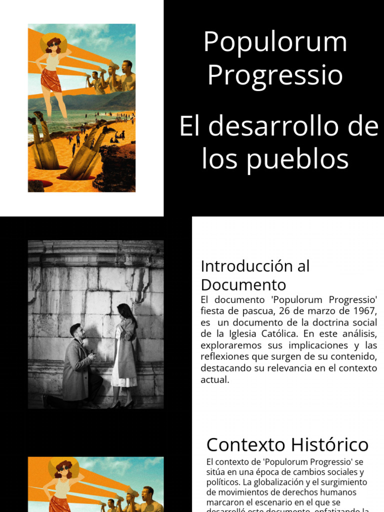 Análisis de Populorum Progressio: Desarrollo y Solidaridad | PDF