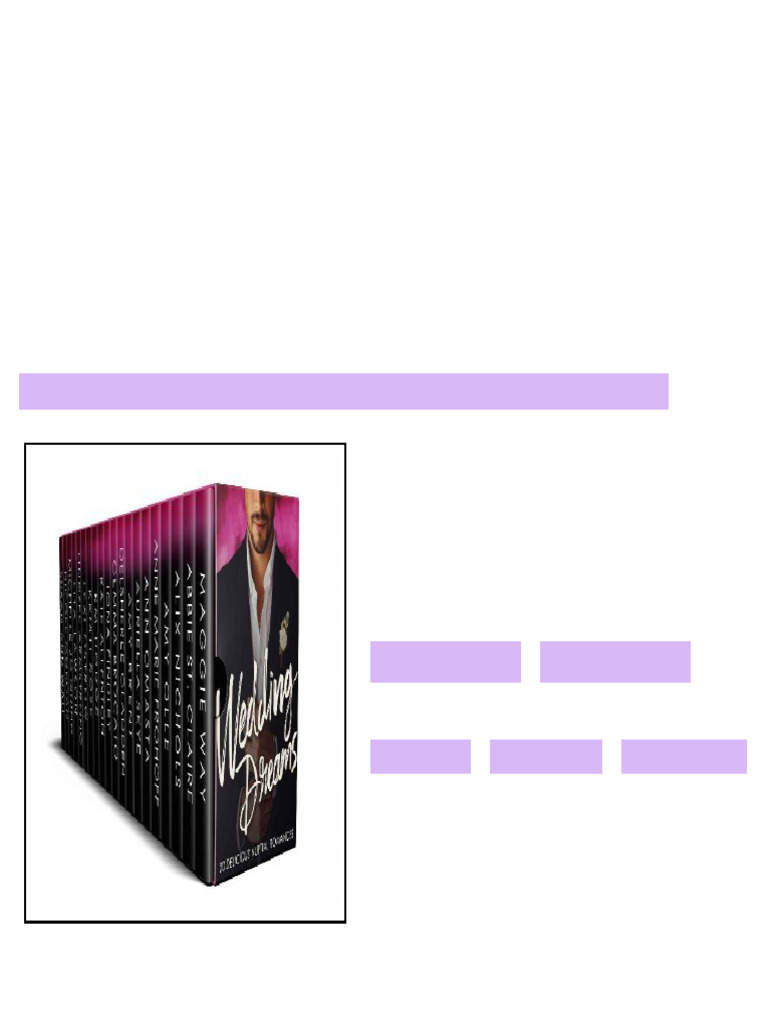 Wedding Dreams 20 Delicious Nuptial Romances Maggie Way Abbie St Claire ...