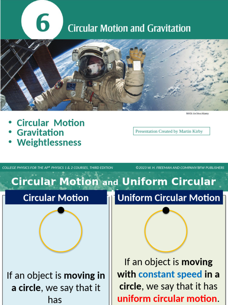 Circular Motion and Gravitation Concepts | PDF | Velocity | Acceleration