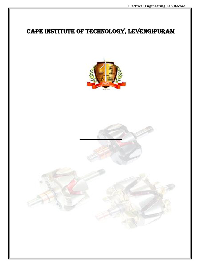 Ee 8361 Edc Lab Manual 2021 | PDF | Voltage | Transformer
