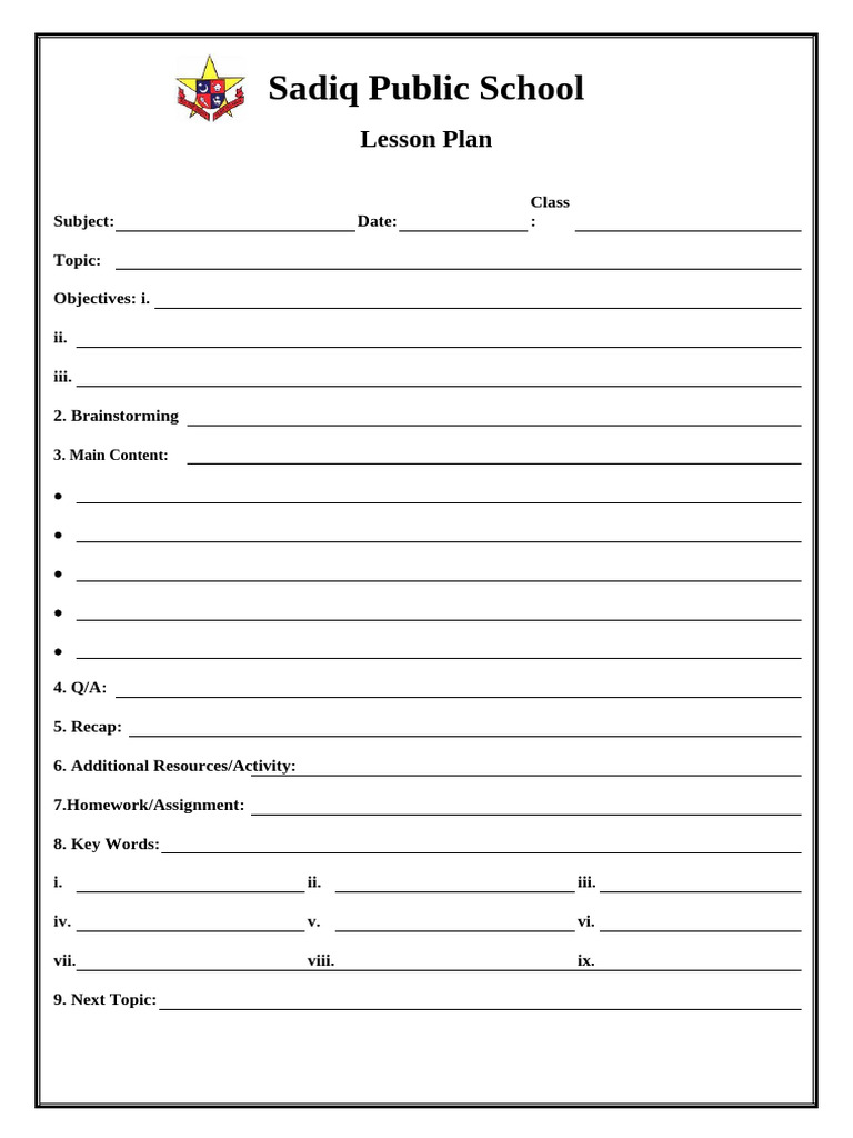 Lesson Plan New | PDF
