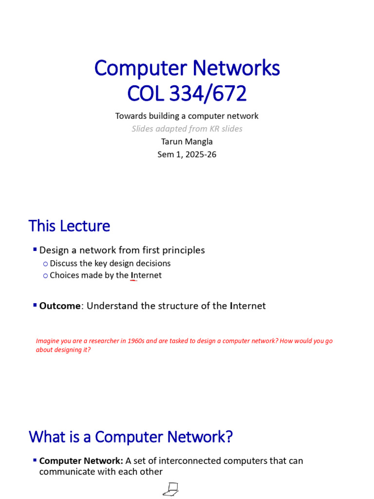 Lec2 | PDF | Computer Network | Internet