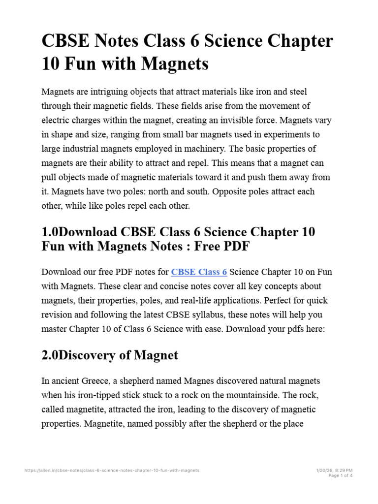 Understanding Fun With Magnets- Definitions, Principles and Activities ...