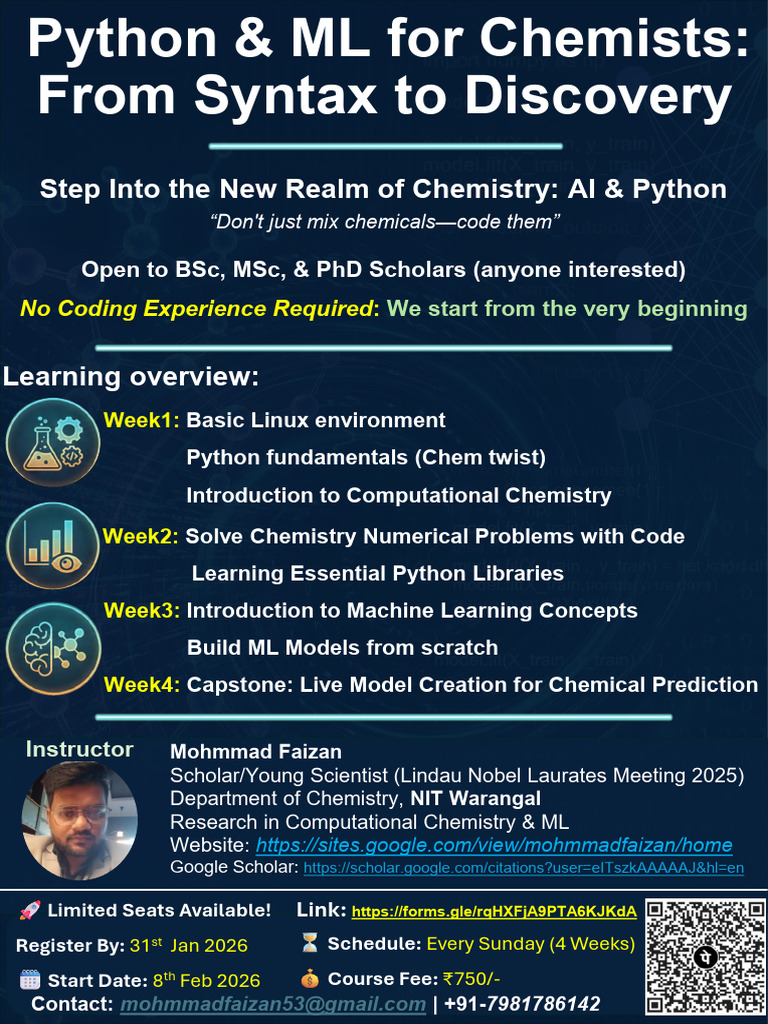 Python 4 Chemists Course1 | PDF
