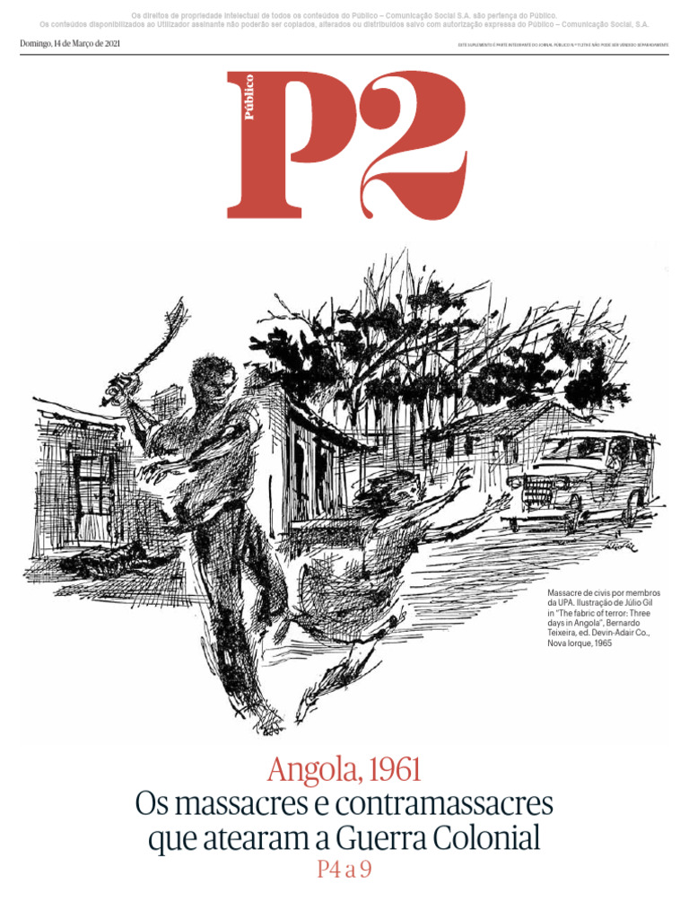 Publico 1961 violência colonial | PDF | Angola | Espanha