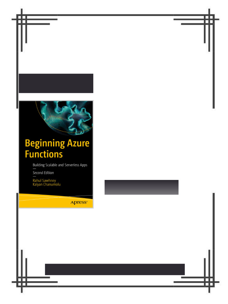 Beginning Azure Functions: Building Scalable and Serverless Apps 2nd Edition Rahul Sawhney ebook ...