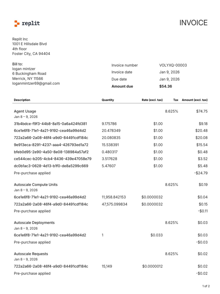 Invoice-VOLYXQ-00003 | PDF | Invoice | Business Documents