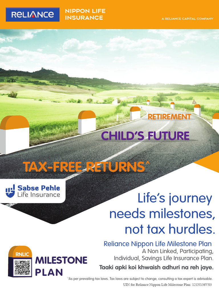 Rnlic-Milestone-Plan 121n136v03 Brochure | PDF | Insurance | Interest