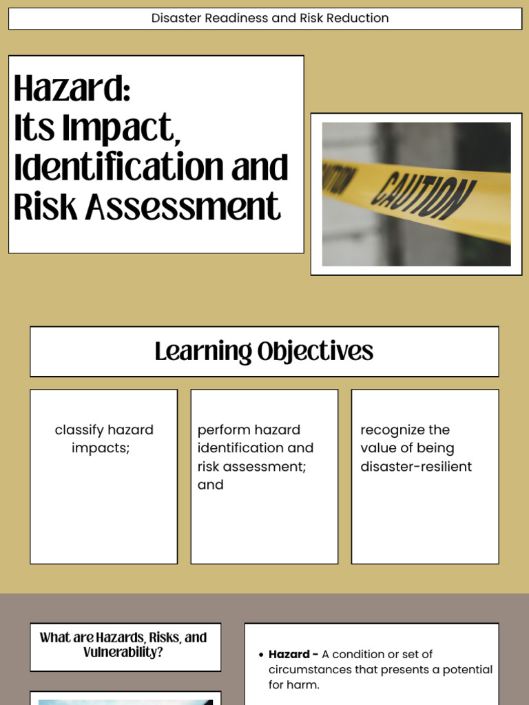 Disaster Risk Assessment and Management | PDF | Hazards | Risk