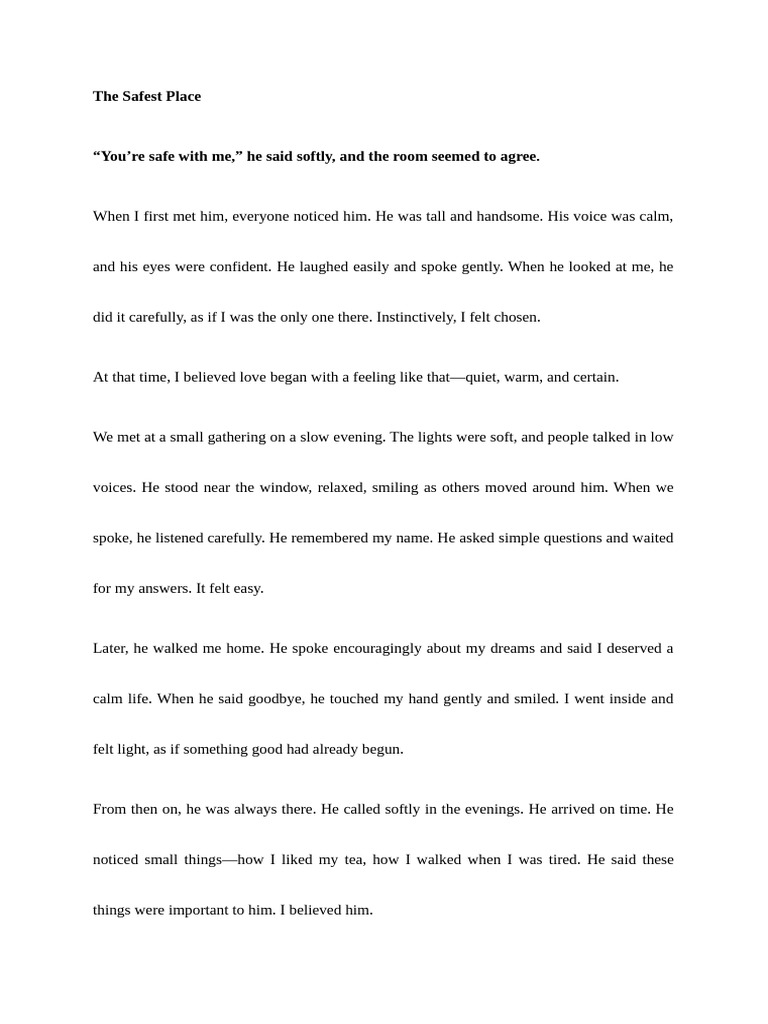 Safe Place | PDF
