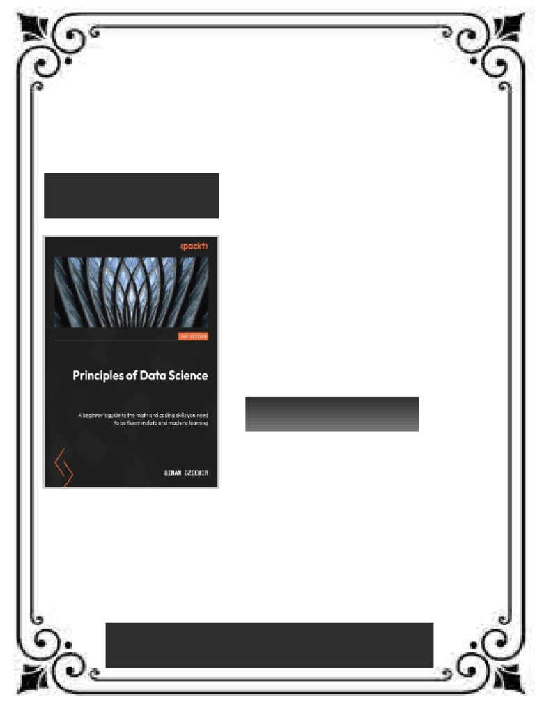 Principles of Data Science: [not true pdf] 3rd Edition Sinan Ozdemir eBook retouched pdf | PDF ...