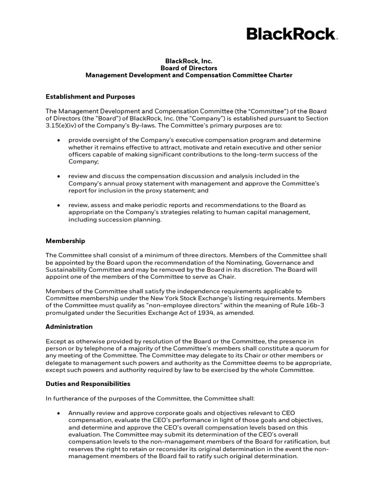 MDCC-Charter_-2025-_vF-7303e5 | PDF | Board Of Directors | Consultant