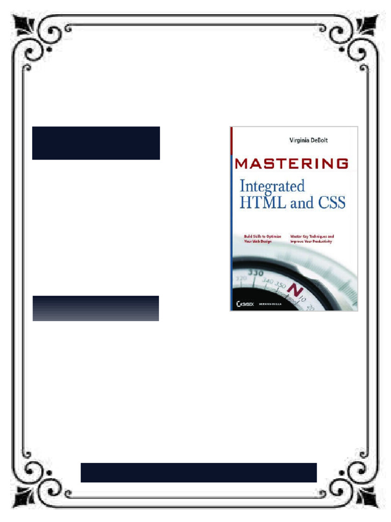 Mastering Integrated HTML and CSS 1st Edition Virginia Debolt ebook no-delay access | PDF | Html ...