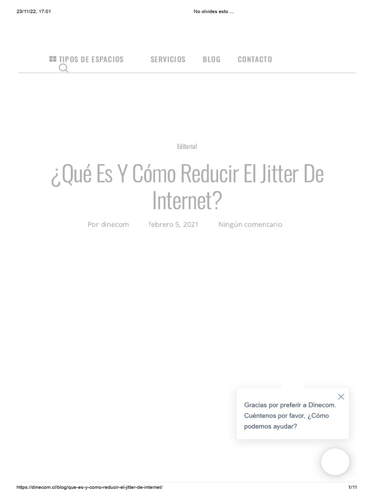 Cómo Reducir el Jitter en Internet | PDF | Voz sobre IP | Calidad de ...