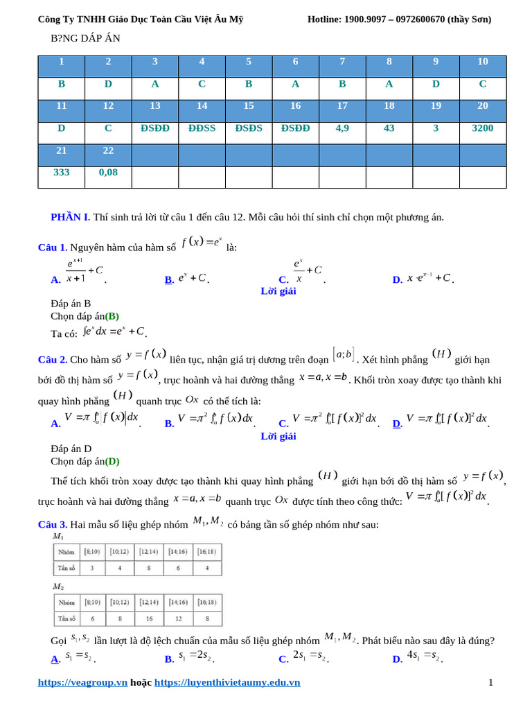 l12-Tt-zđề Thi Thử Moon-01-Đề Minh Họa Bgd_hdg- Thầy Sơn - 00972600670 | PDF