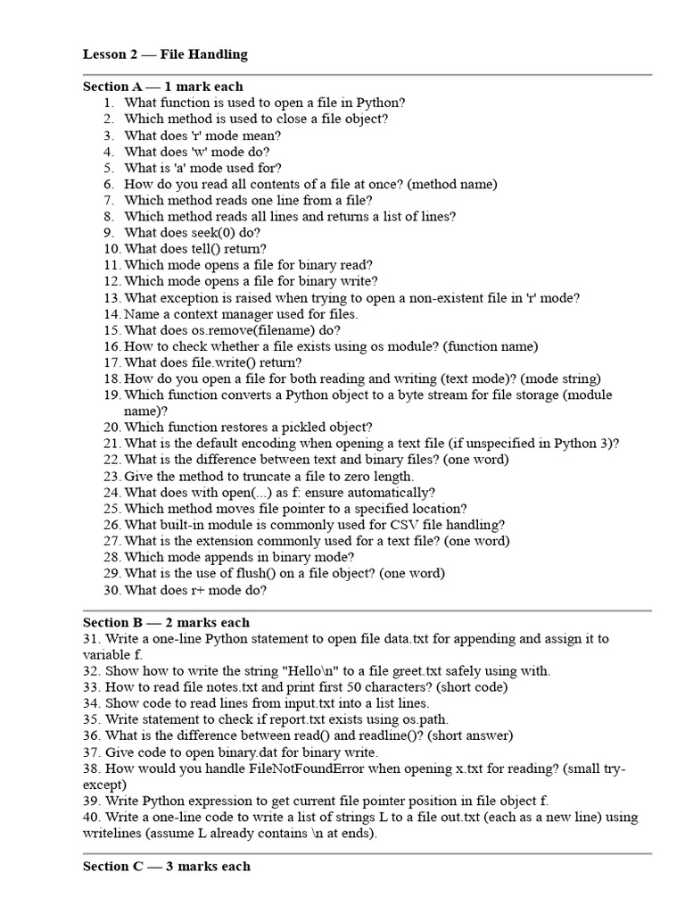File Handling2 | PDF | Computer File | String (Computer Science)
