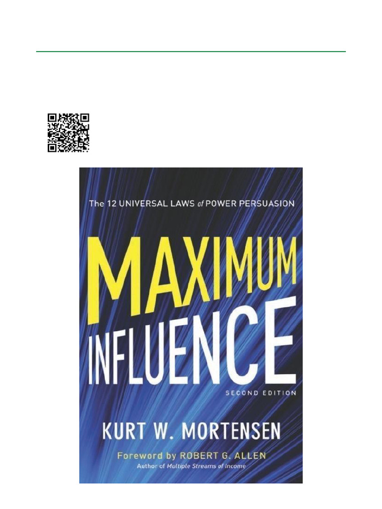 Maximum Influence, 2nd Edition ISBN 9780814432099, 0814432093 Full Text ...