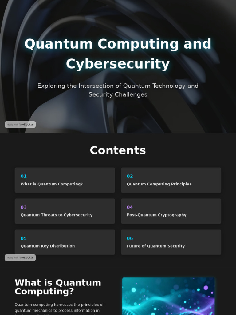Quantum Computing and Cybersecurity | PDF