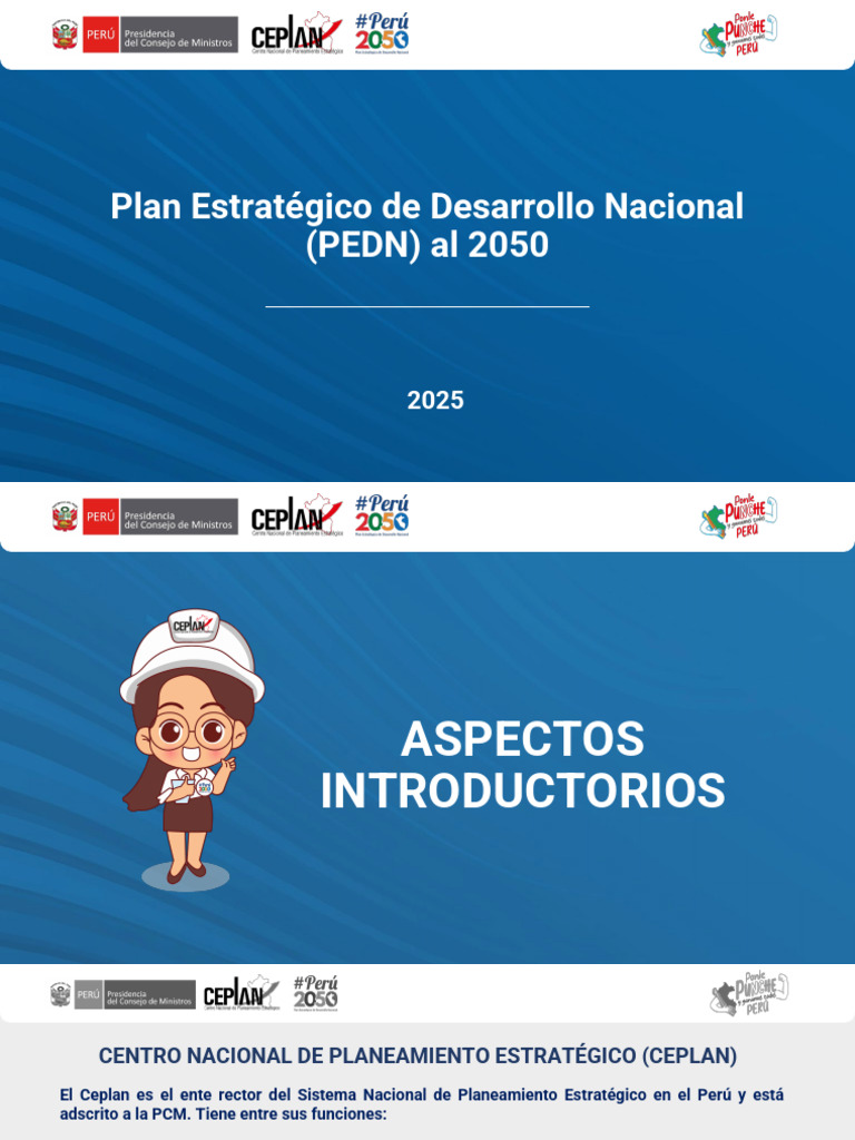 1.PEDN al 2050 Aspectos Generales | PDF | Sustentabilidad | Democracia