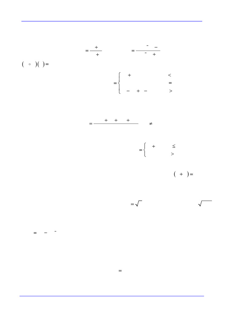 Review Calculus 1 | PDF | Area | Function (Mathematics)
