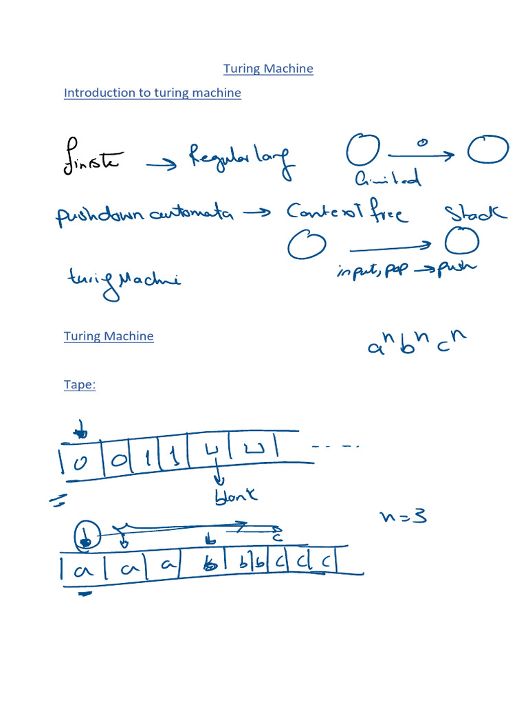 Turing Machine Part1 | PDF