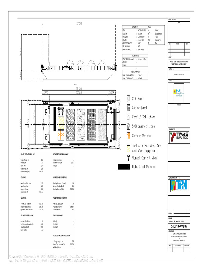 12ft Barge Boat | PDF | Technical Drawing | Written Communication