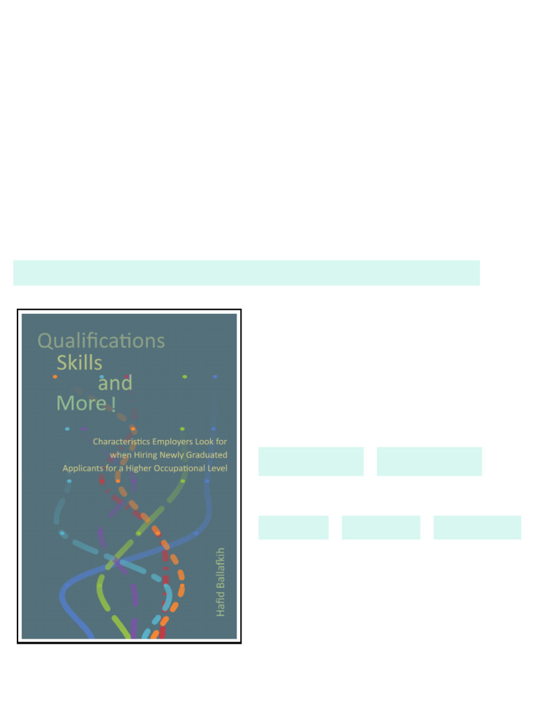 Qualifications, skills and more! Characteristics employers look for ...