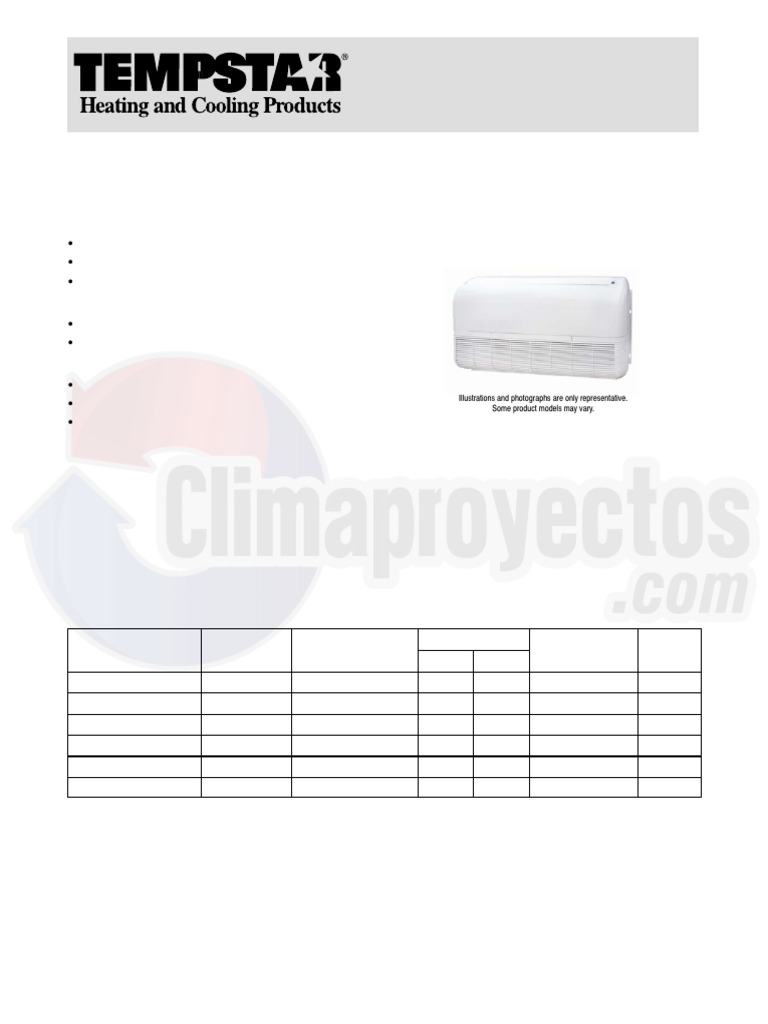 DFF-Tempstar-CP | PDF | Electrical Engineering | Electricity