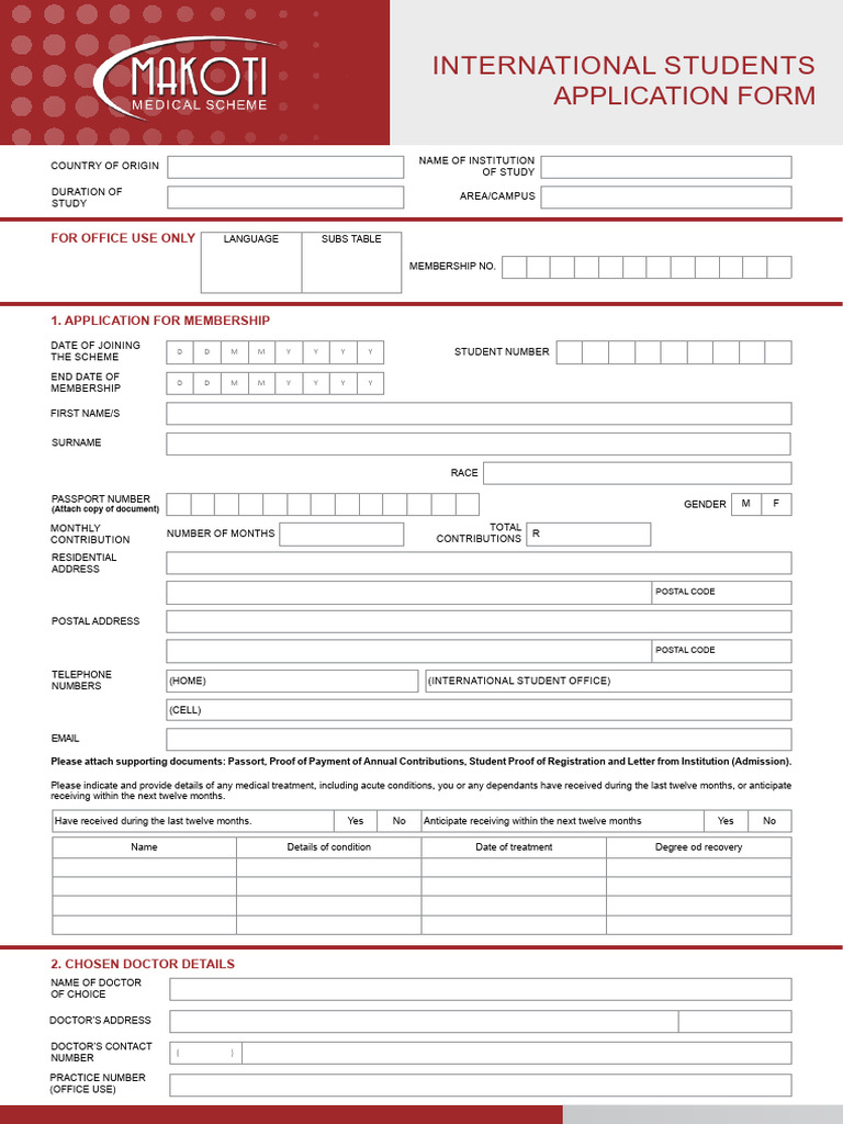 Makoti International Students Application Form 2024 (1) | PDF | Justice | Crime & Violence