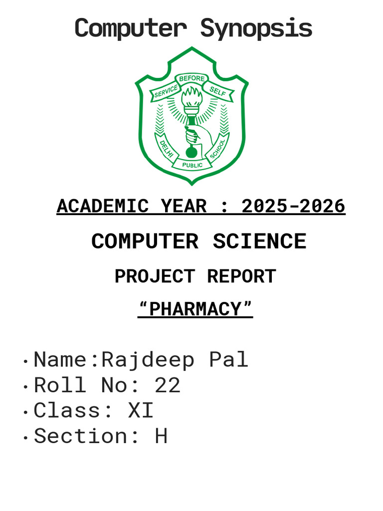 Computer Project Practical | PDF | Databases | Operating System