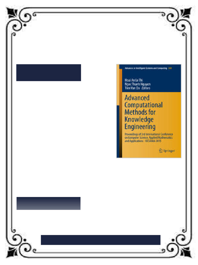 Advanced Computational Methods for Knowledge Engineering Proceedings of ...