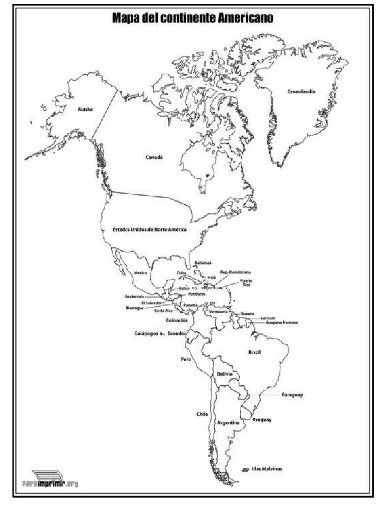 01 Arte Mapa Politico de América 09-04-2024 | PDF