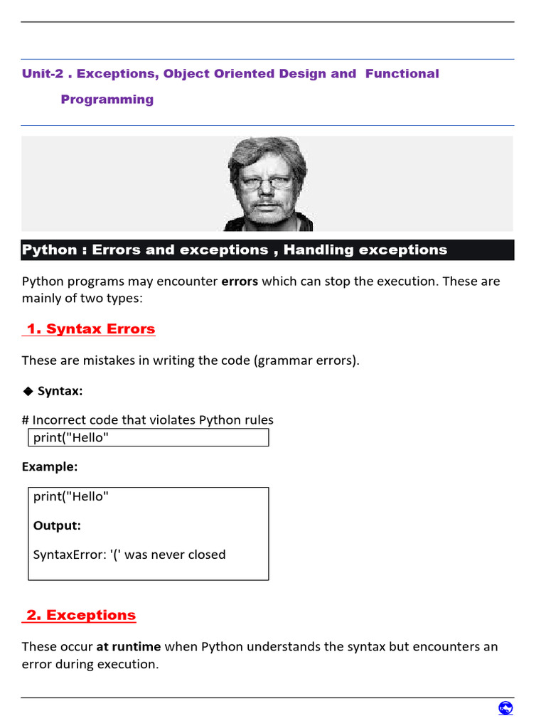 Python Unit_2 by Pratik Naikwade (Bse Cs Sy) ) (2) | PDF | Anonymous Function | Parameter ...