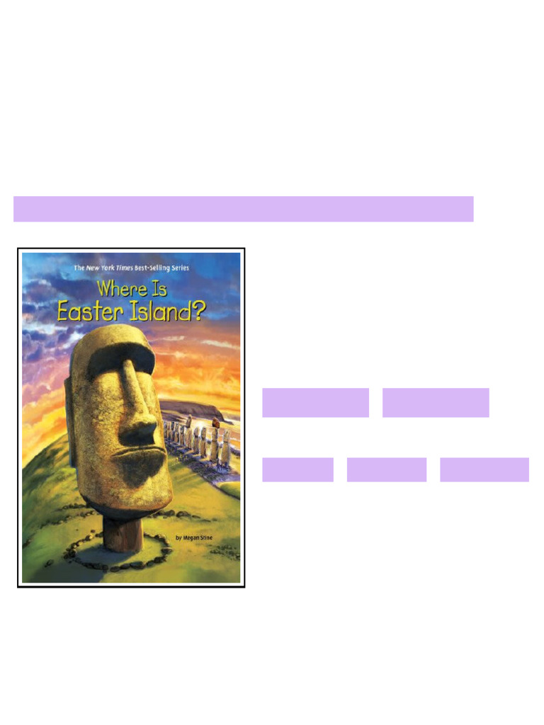 Where Is Easter Island John Hinderliter Stine Megan ebook complete ...