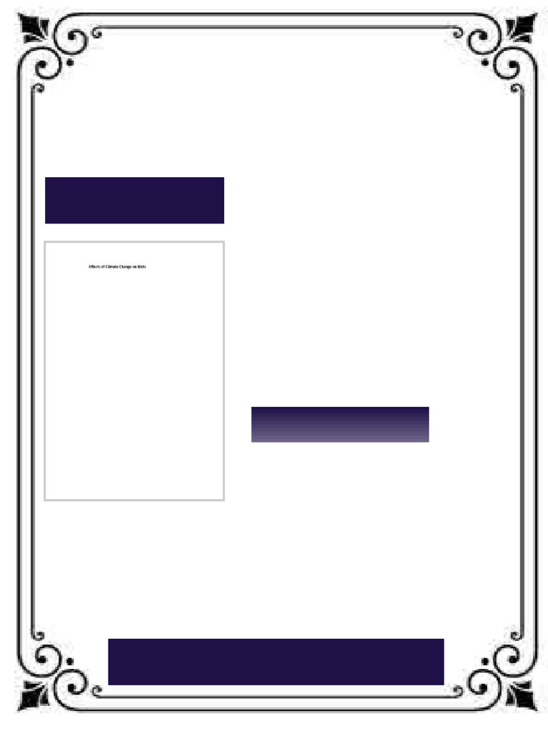 Effects of Climate Change on Birds 2nd Edition Peter O. Dunn eBook new ...