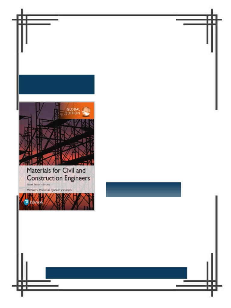 Materials for Civil and Construction Engineers - SI Units, 4th Edition ...