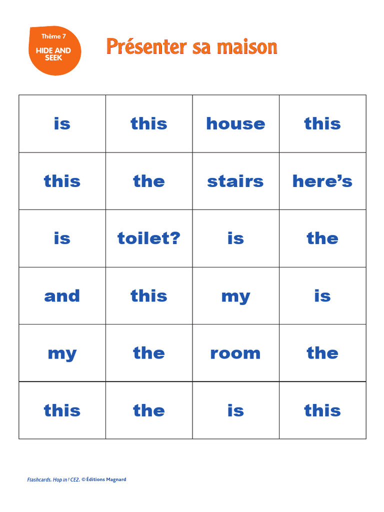 9782210501331 Txt Flashcards-ce2 Etiquettes-mots Theme-7 | PDF