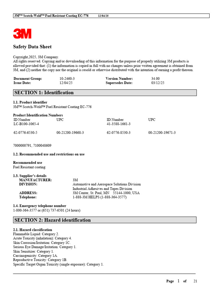 021200-19668=32_materialDocs_MSDS__8796516974596_0_0 | PDF | Toxicity | Ketone