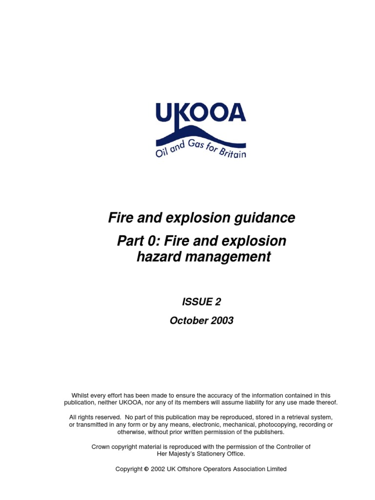 UKOOA Fire and Explosion Guidance | Download Free PDF | Risk Management ...