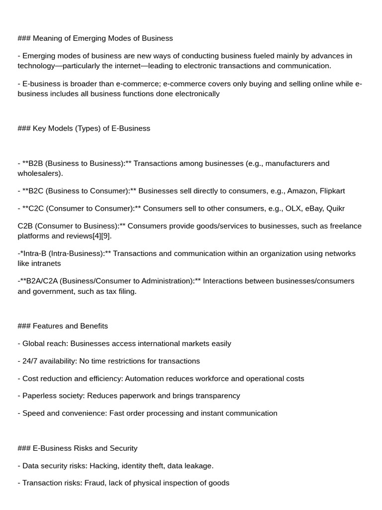 Use These Points for a Rapid Scan Before Your Test. Go Through ...