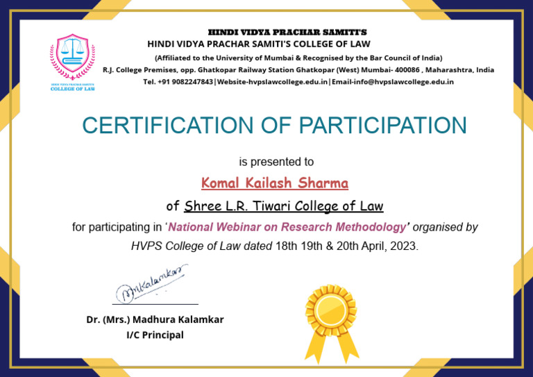 Research Methodology e Certificates 25 | PDF
