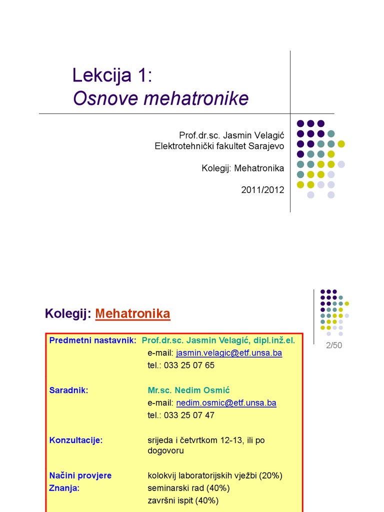 Lekcija 1 | PDF
