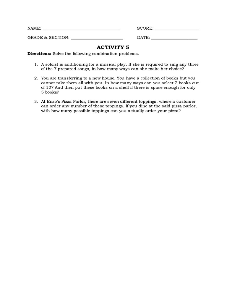 Q3 Activity 5 | PDF
