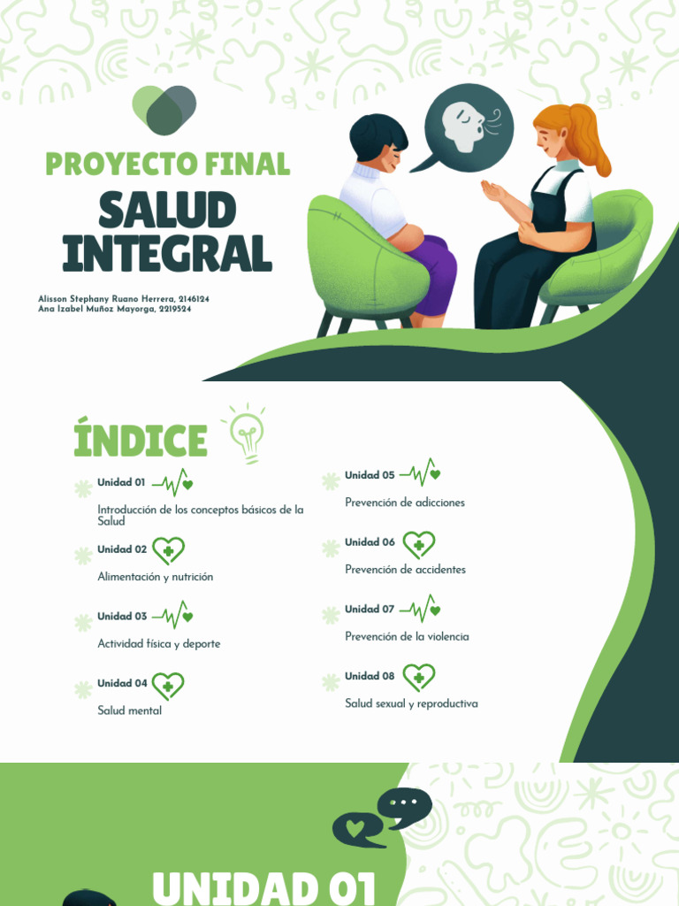 Proyecto final de Salud Integral.pdf_compressed | PDF | Salud mental | Las emociones